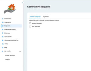 ARC Request - Personalized Property Management